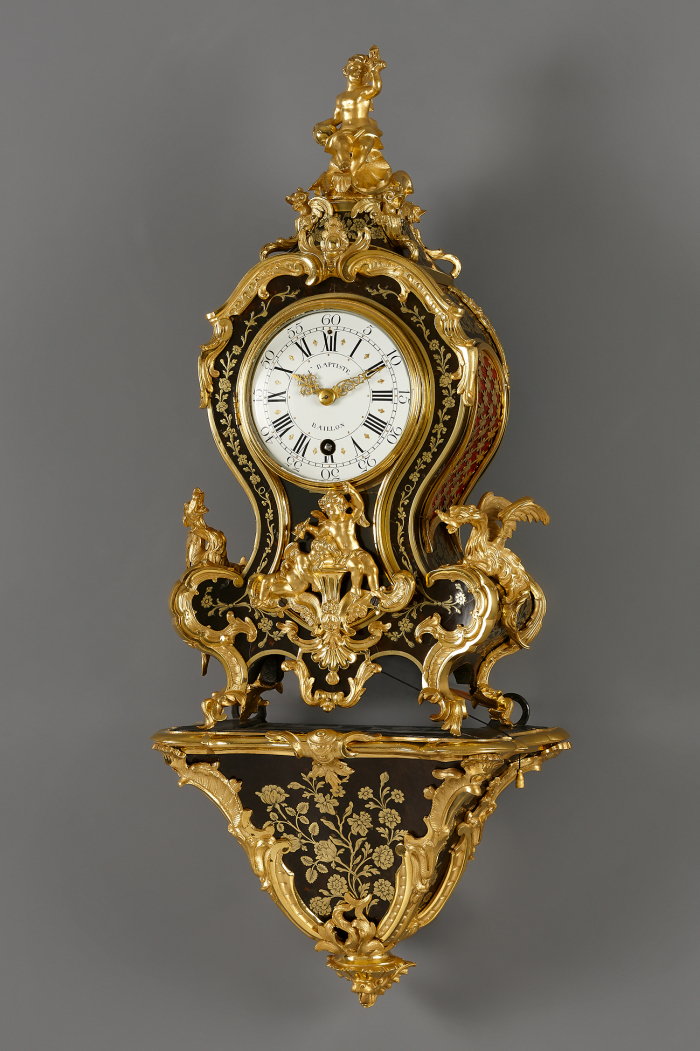 French Louis XV console clock, Baillon | Kollenburg Antiquairs