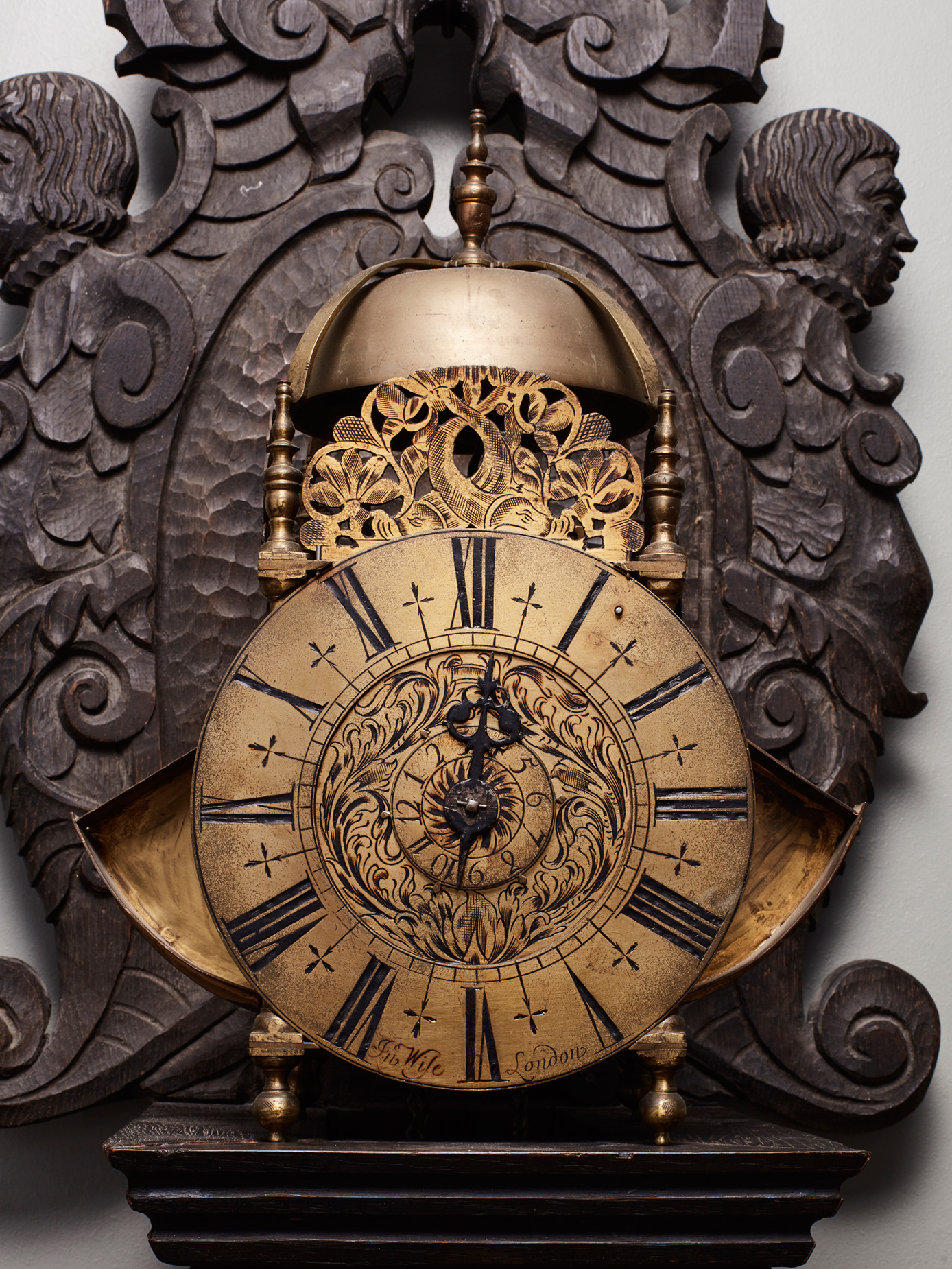 An English Striking Wing Lantern clock, circa 1720 | Toebosch