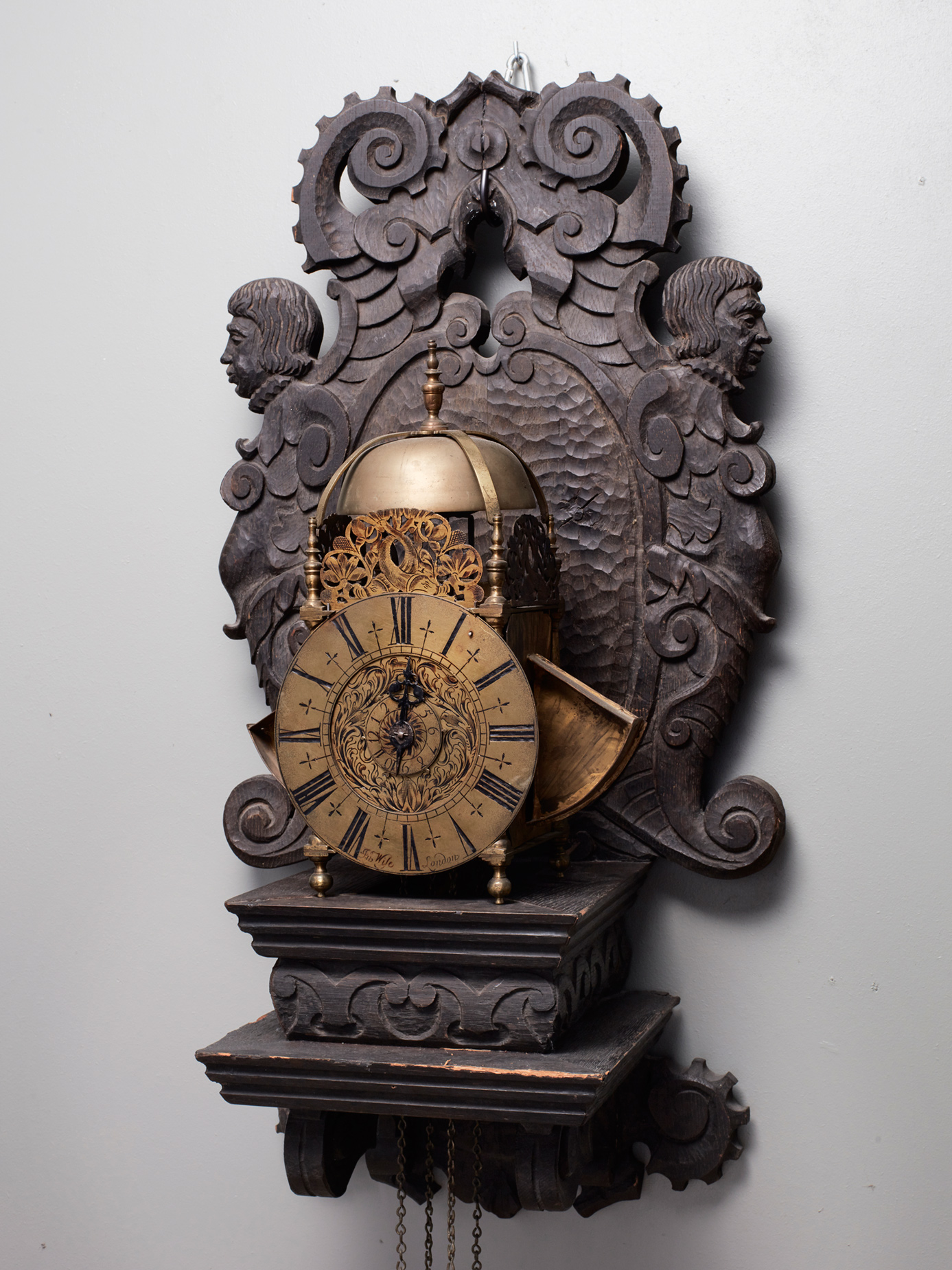 An English Striking Wing Lantern clock, circa 1720 | Toebosch