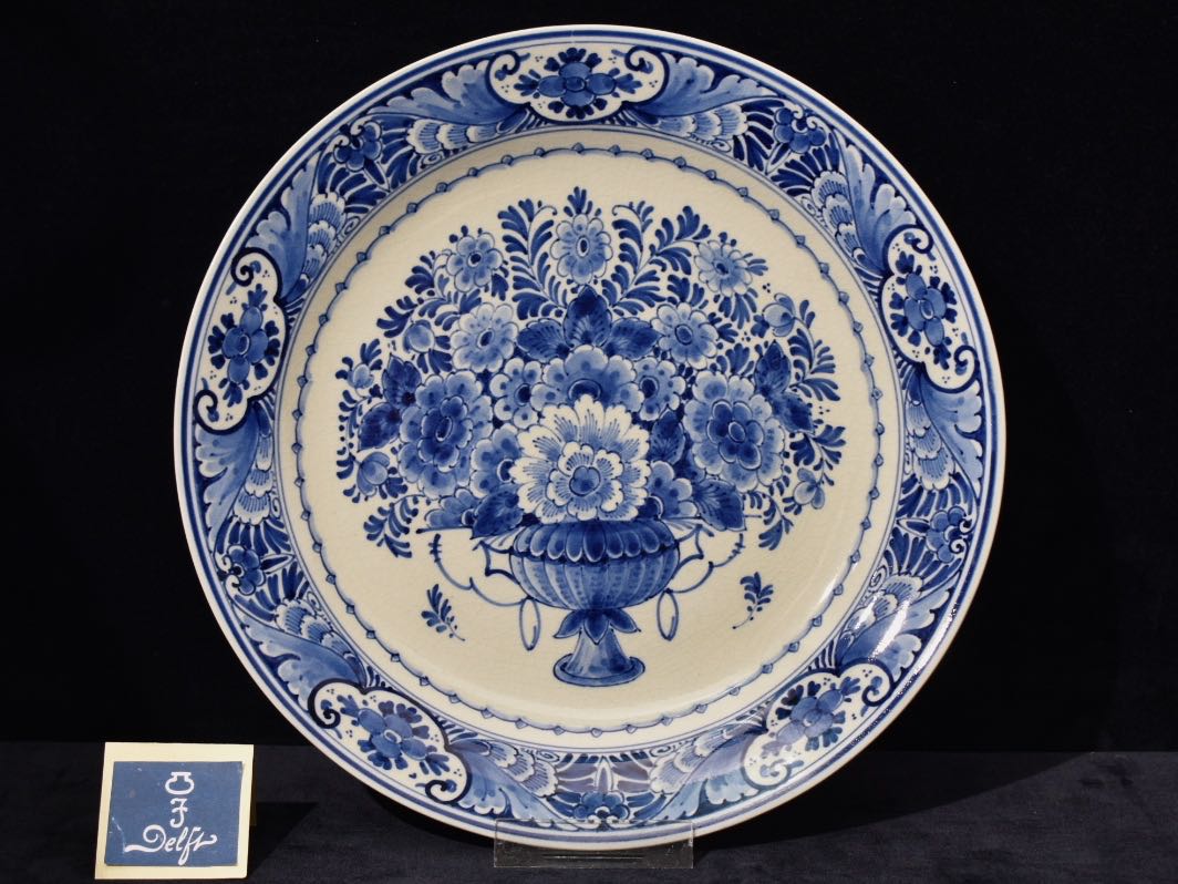 Vintage Dutch Blue & White Delft Plate - 1945. - ROYAL DELFT - DE ...