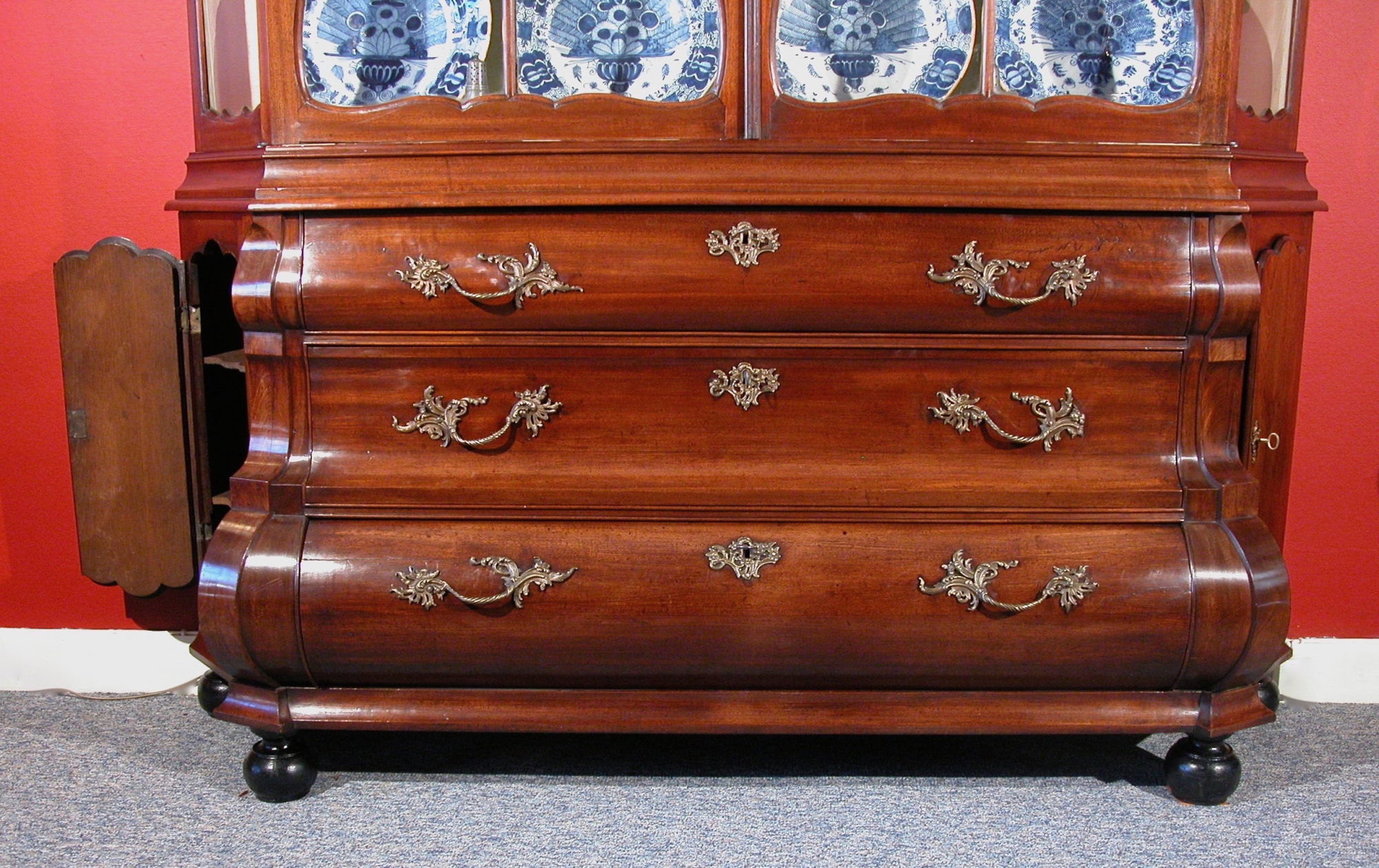 Antique Dutch 18th Century Bloodwood Display Cabinet. SOLD | Hart