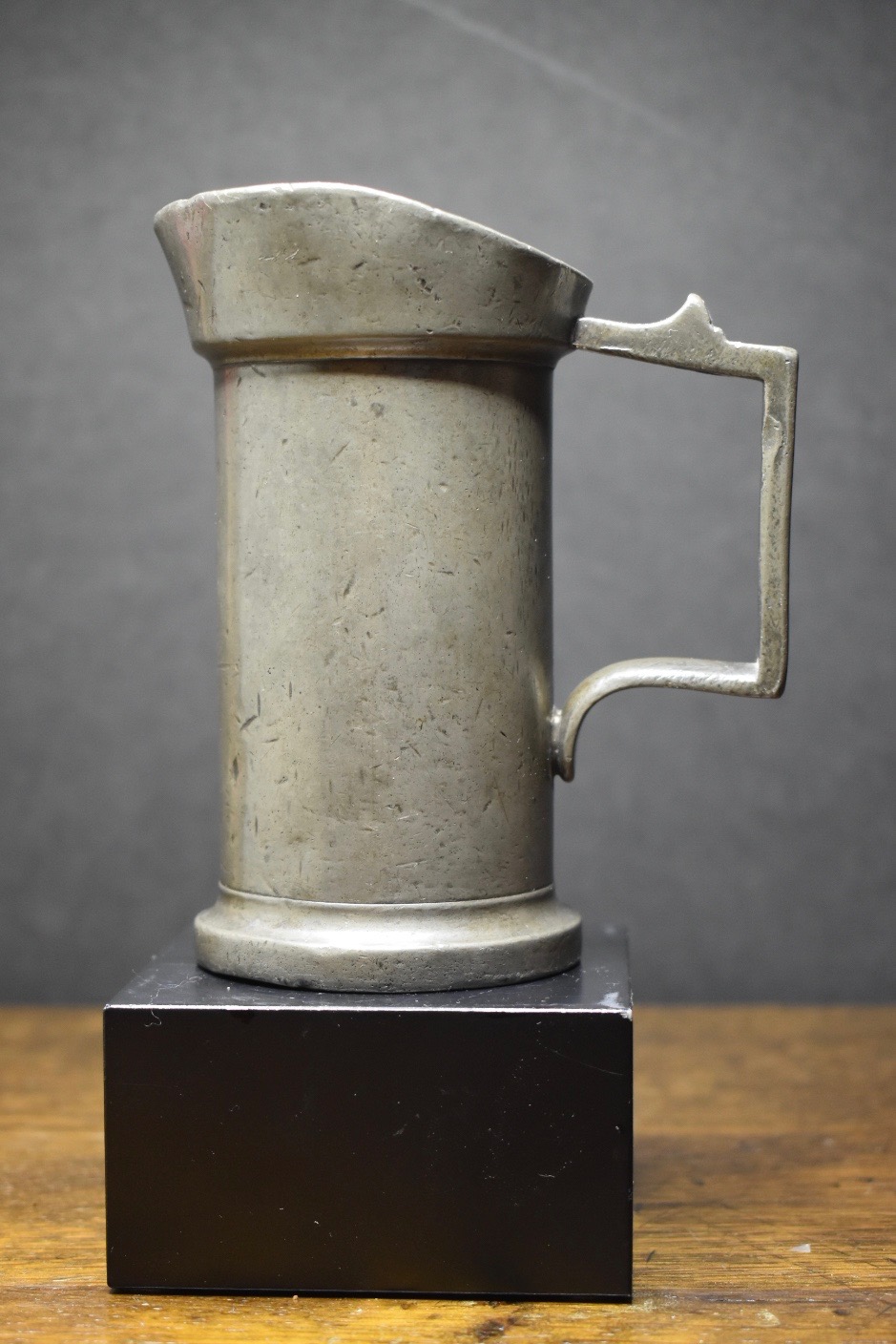 Antique Dutch Pewter 2 Deciliter Measure Anno 1900. Leeuwarden = J.C ...