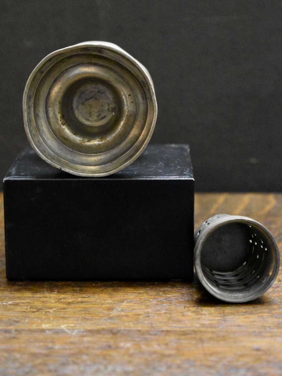 Antique Dutch Pewter Caster | Hart