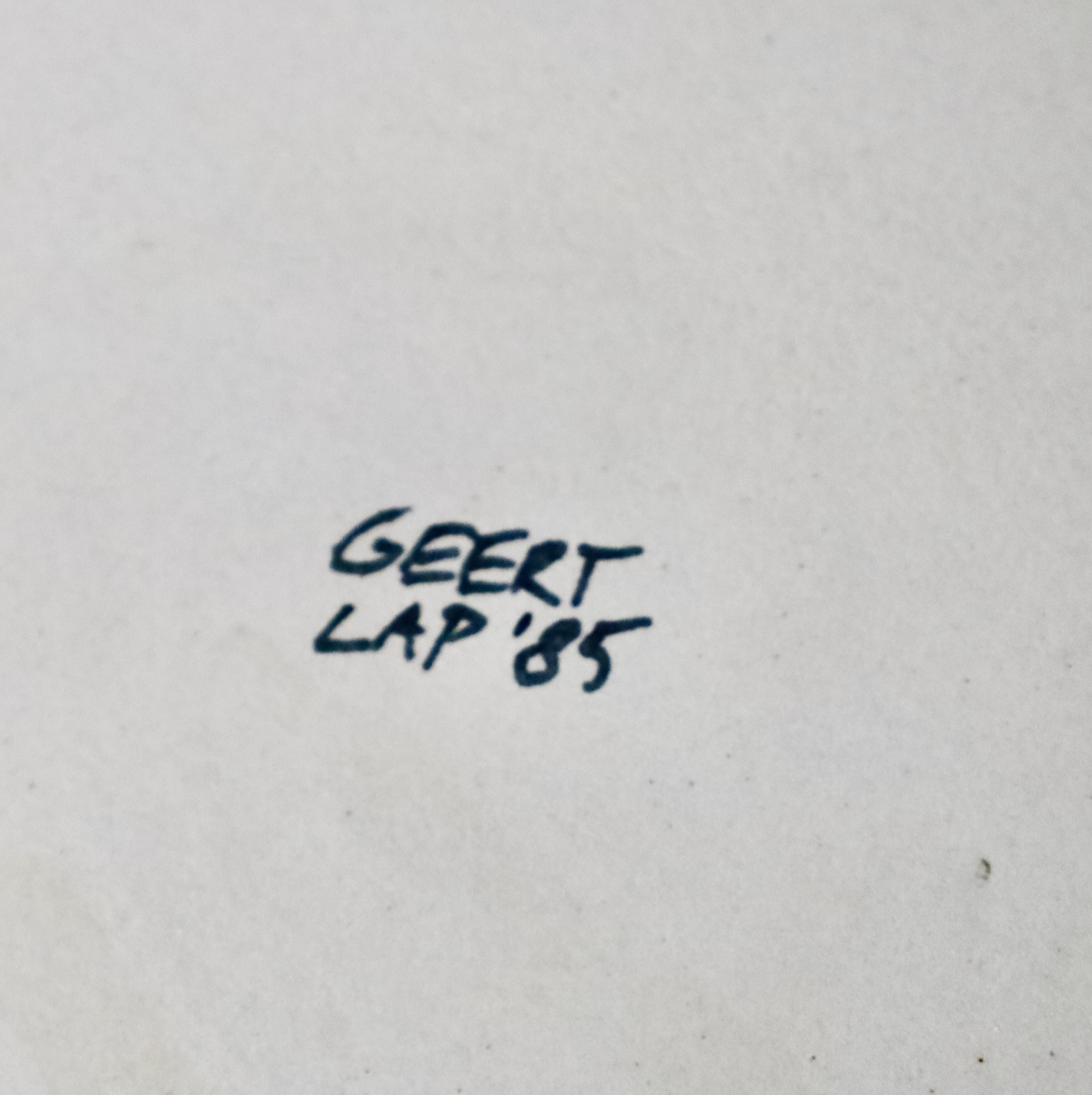 Geert Lap, stoneware, grey glazed, 1985 - Geert Lap | Kunstconsult