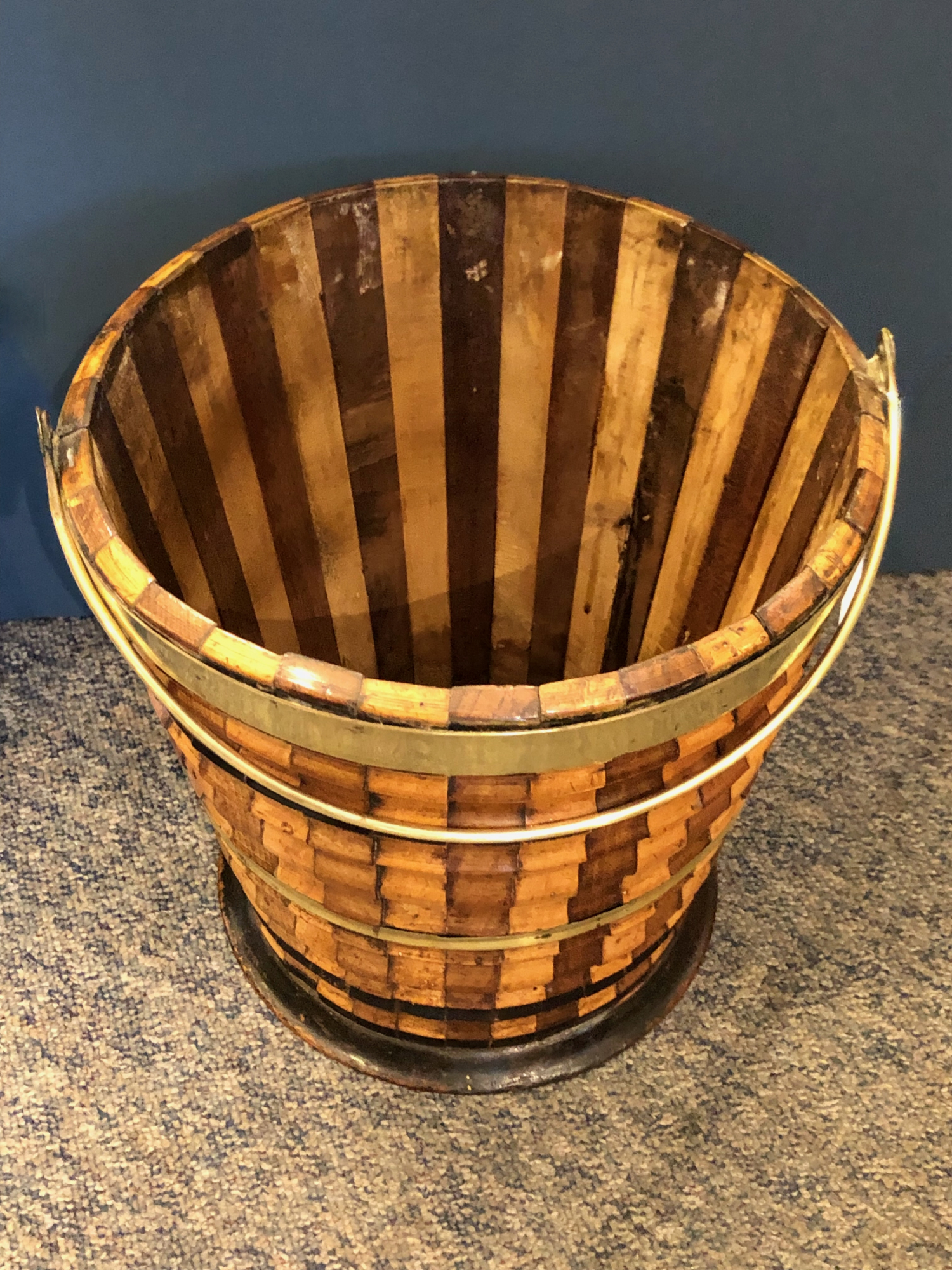 Antique Dutch 19th Century Biedermeier Two-Coloured Tea-Bucket | Hart