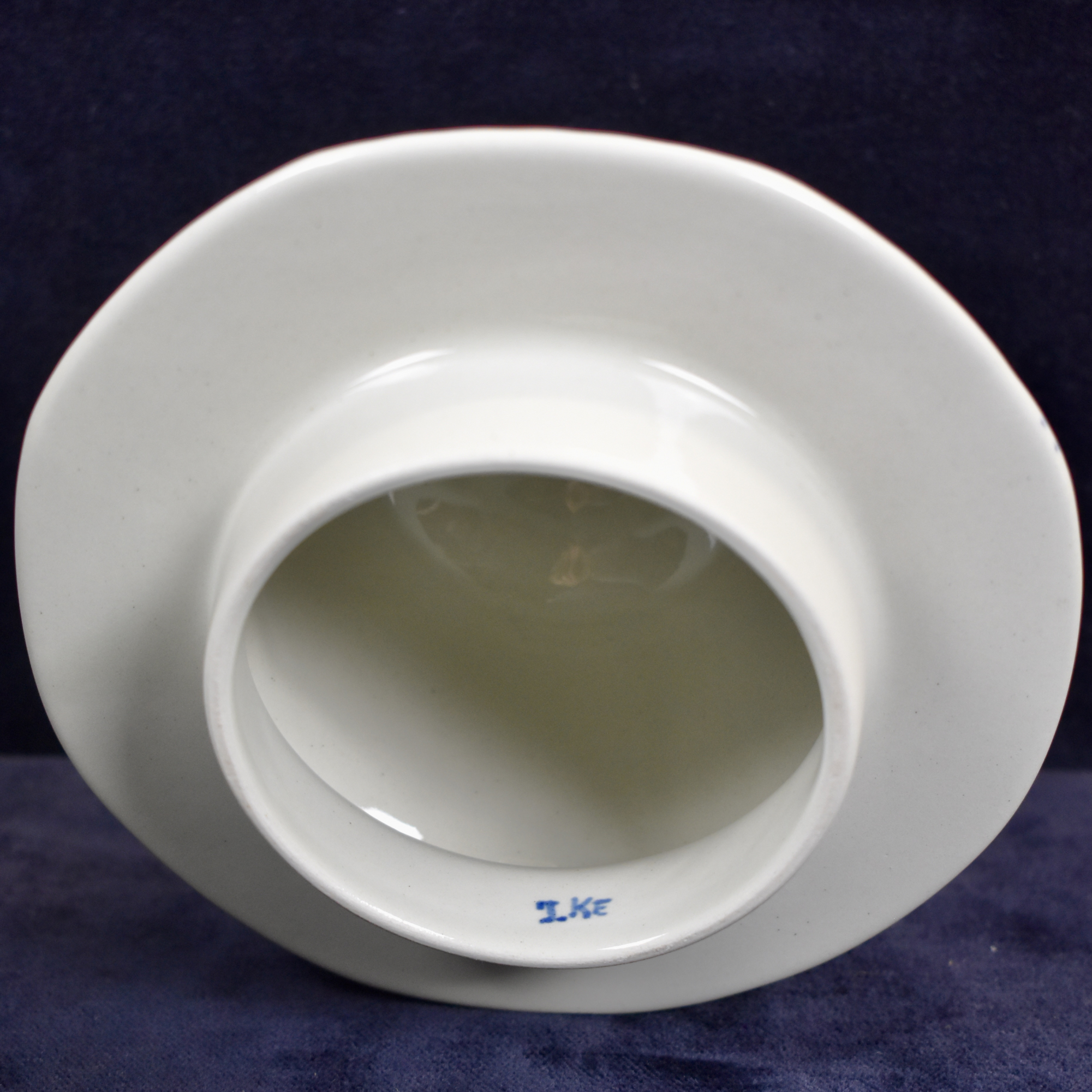 Dutch Blue & White Royal Delft Hand Painted Three-Piece Garniture ...