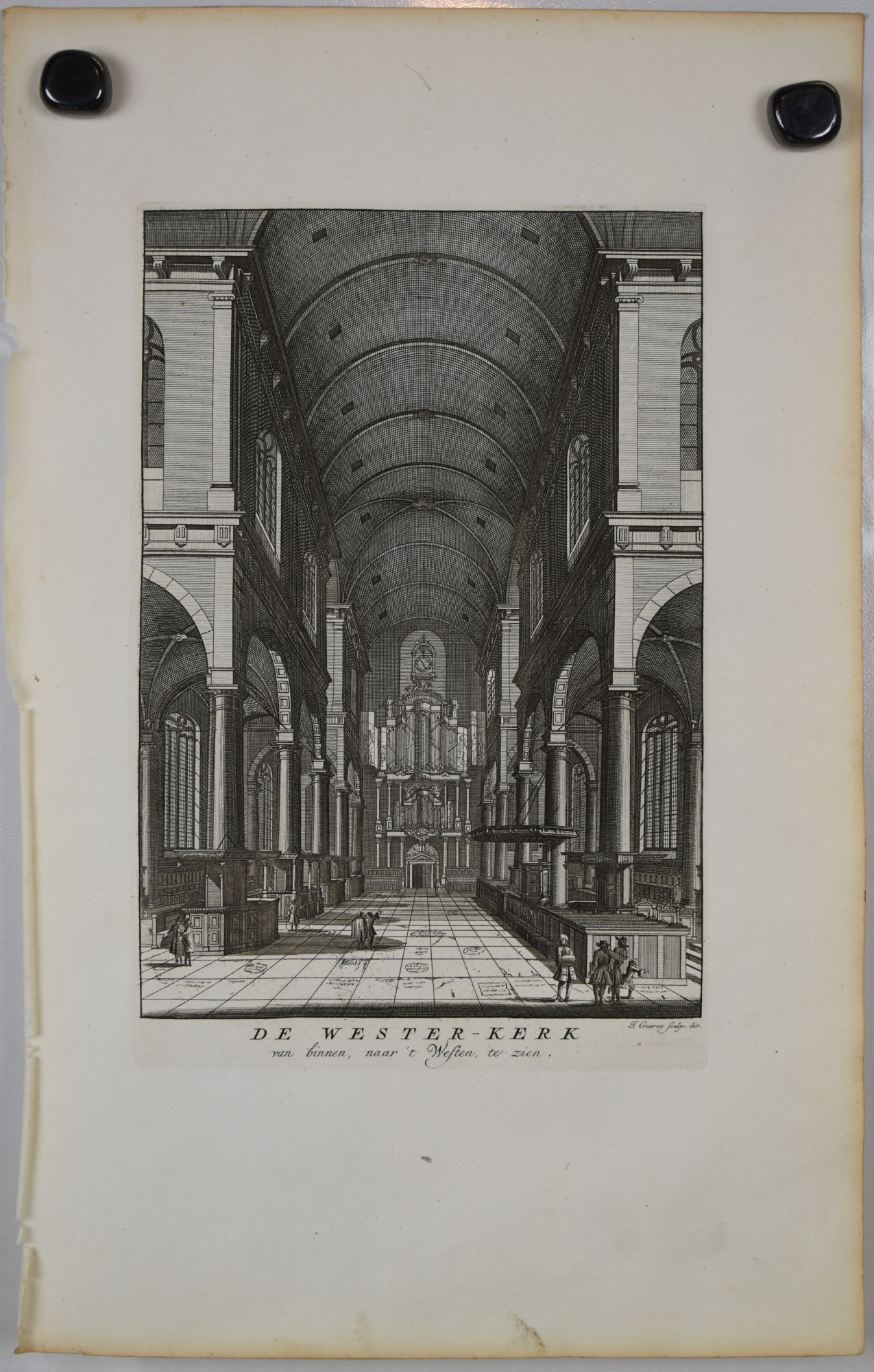 The WESTERNCHURCH. / WESTERKERK. The Inside seen to the West. Jan ...