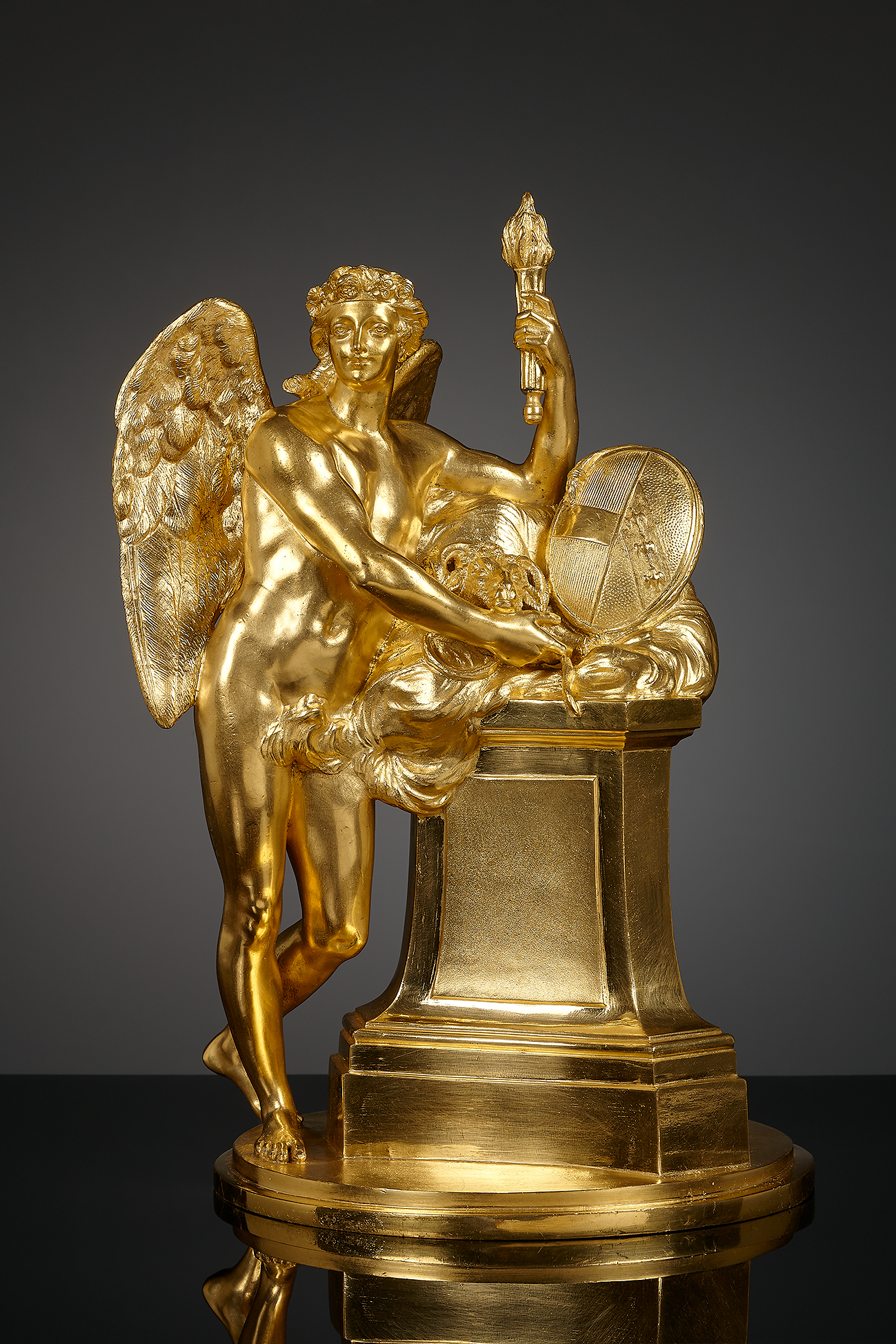 Viennese bronze Louis XVI statue, Personification of March | ArtListings