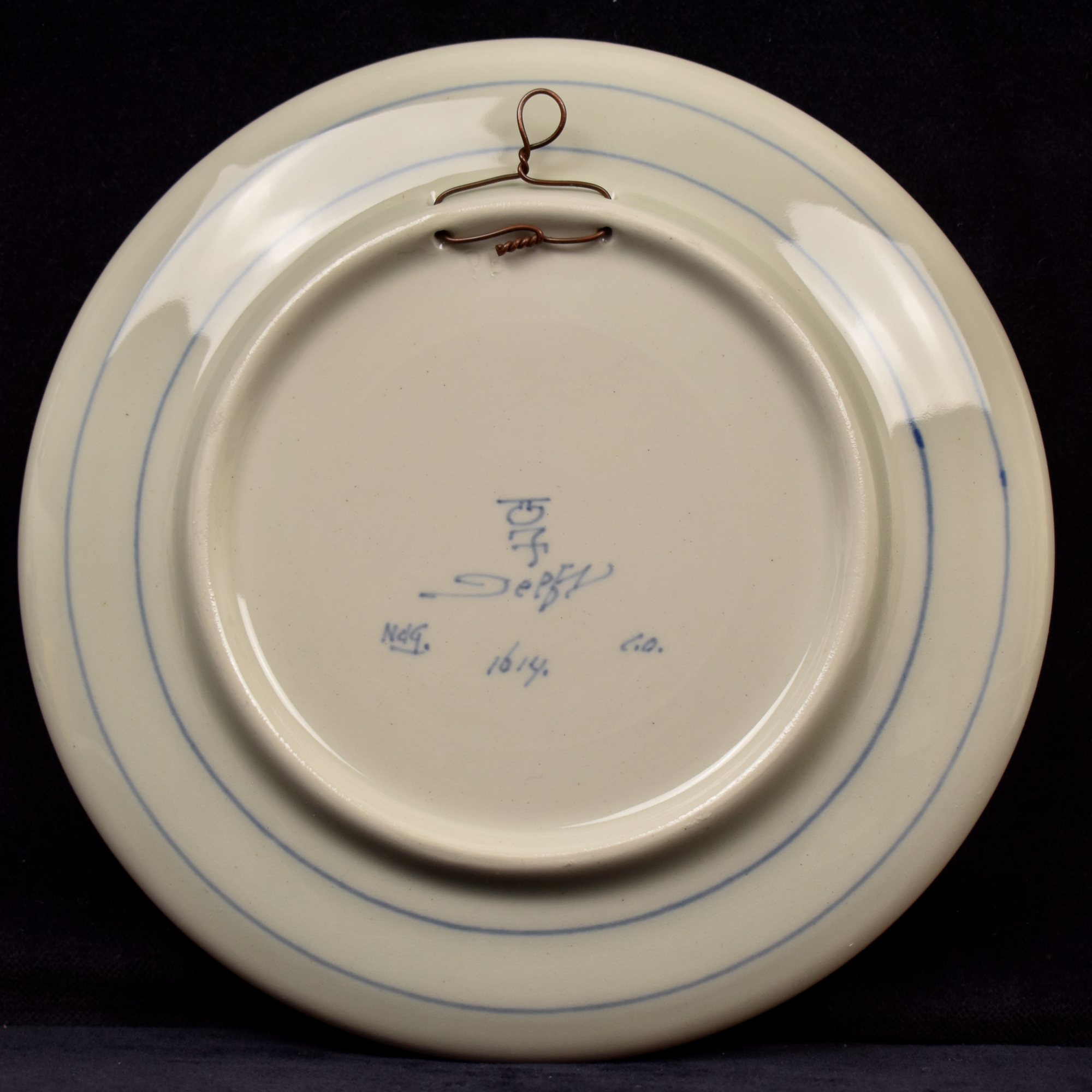 Dutch Blue & White Royal Delft Hand Painted Commemorative Liberation ...