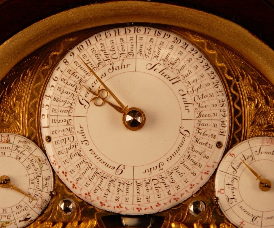 BR11 Bracket clock with perpetual calendar | ArtListings