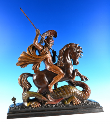 Saint George and the dragon | ArtListings