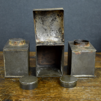 Antique Dutch 18th Century Rectangular Brass Mounted Mahogany Tea Caddy ...