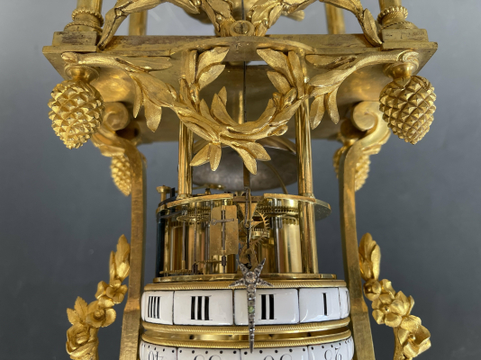 A Louis XVI marble and ormolu pendule au cercles tournants Le Roy à Paris, circa 1780. | ArtListings
