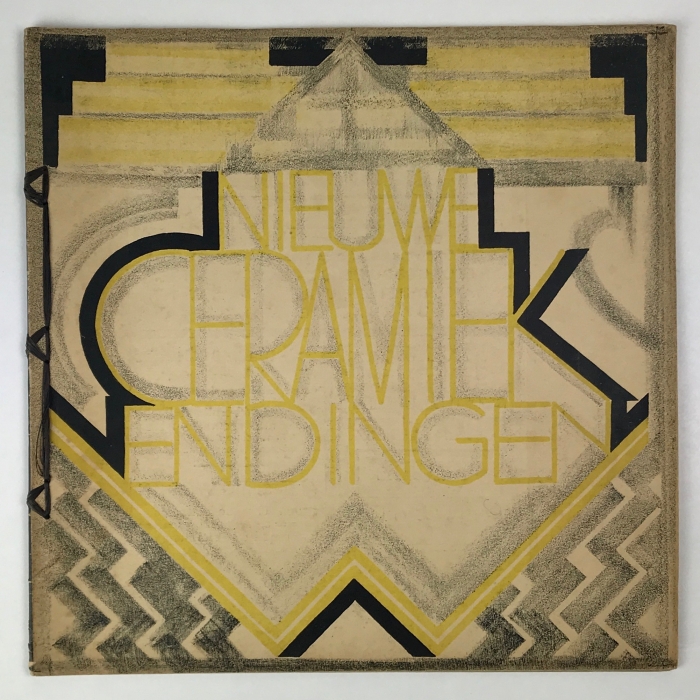 Wendingen, Nieuwe ceramiek, omslagontwerp Tine Baanders, 1927, nummer ...