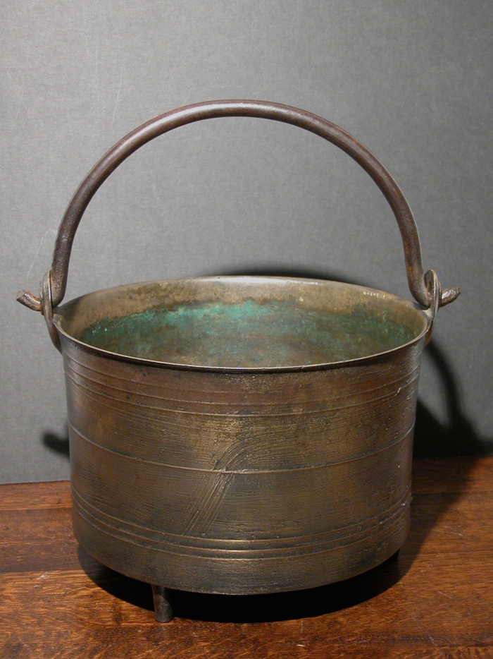 Antique French 18th Century Bronze Grape / Cauldron | Hart