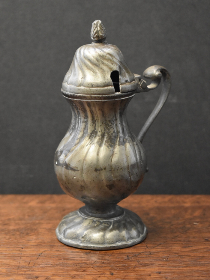 Antique German 18th Century Pewter Mustard Pot | Hart