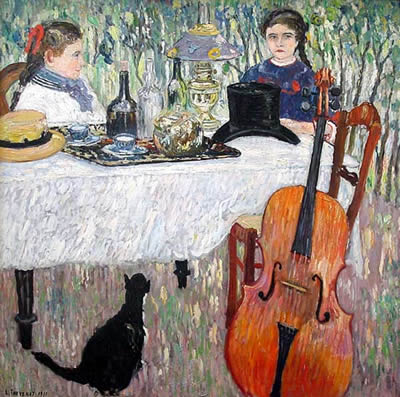 Louis Thévenet (1874 - 1930), "Après le Concert" - Louis Thevenet | Fijnaut