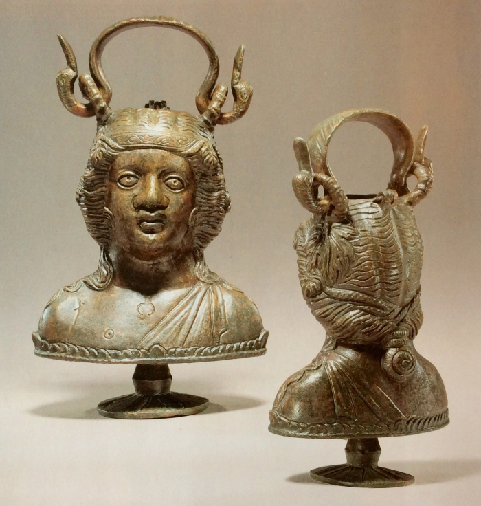 Bronze Roman balsamarium in the form of a bacchant | Polak