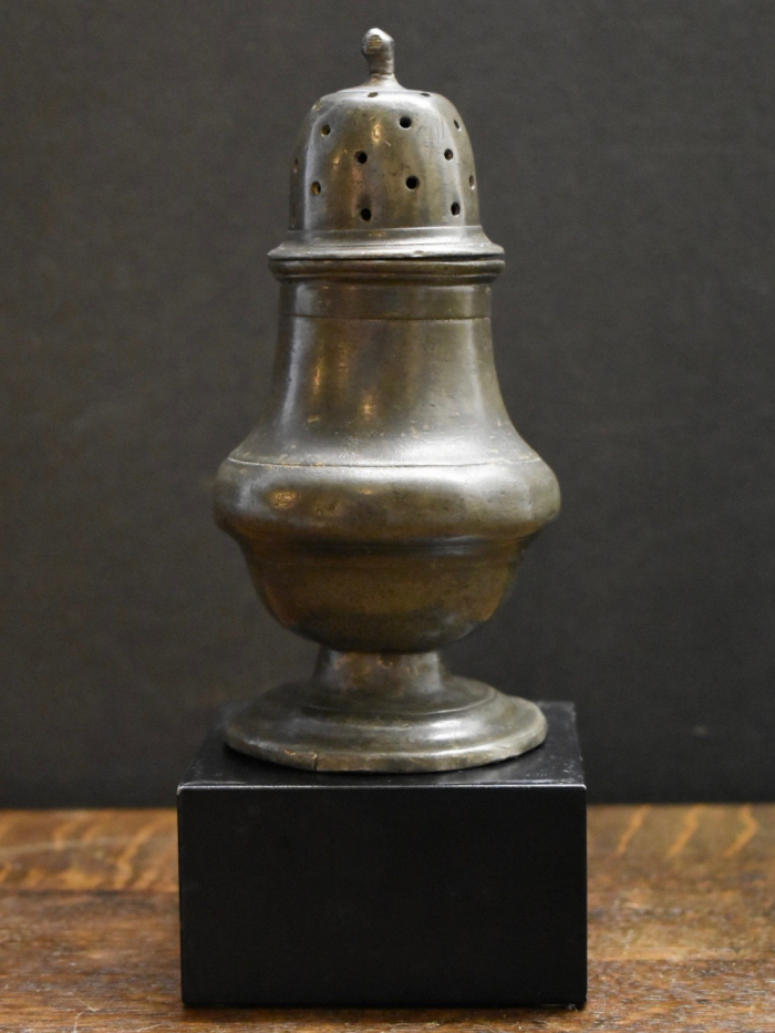 Large Antique Dutch 18th Century Pewter Sugar Caster | Hart