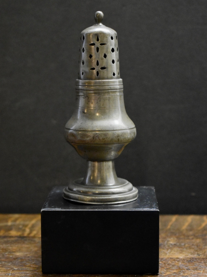 Antique Dutch Pewter Caster | Hart
