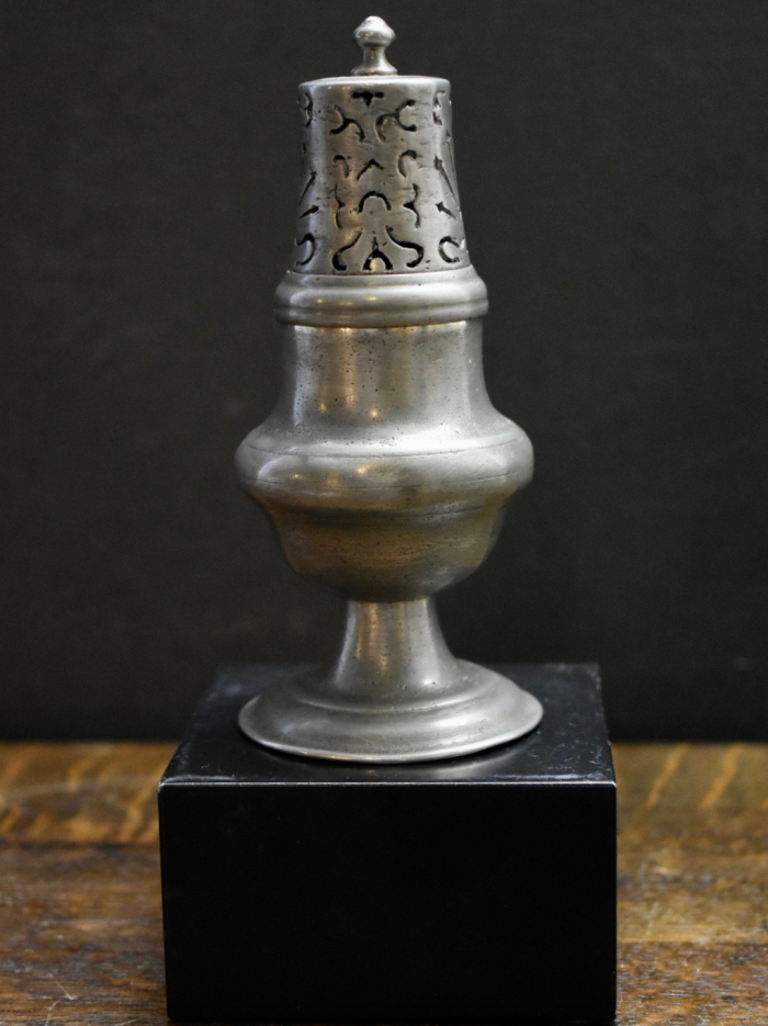 Antique Dutch Pewter Caster | Hart