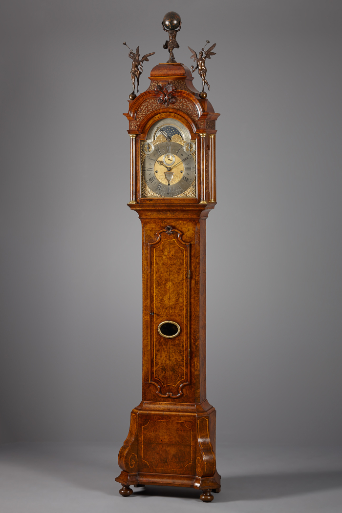 Dutch musical longcase clock, Amsterdam, Paulus Bramer | ArtListings