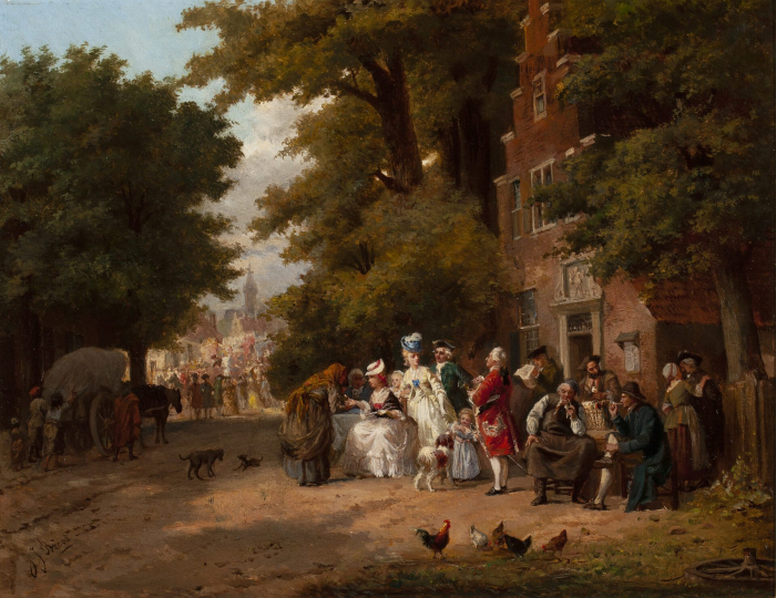 JAN JACOB ZUIDEMA BROOS (1833-1882) – THE FORTUNE TELLER - Jan Jan ...