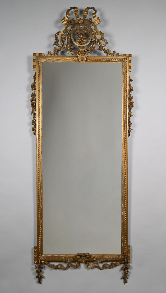 A Dutch gilded Louis Seize mirror | Limburg