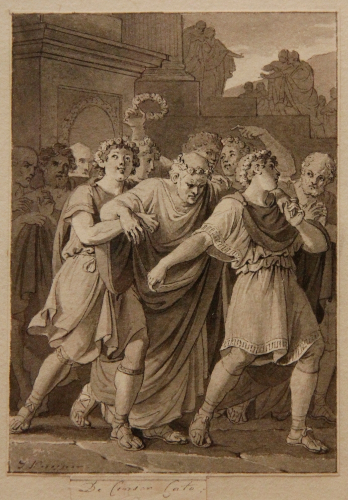 Jacques Kuyper: study drawing for 'Censor Cato' | Robert Schreuder